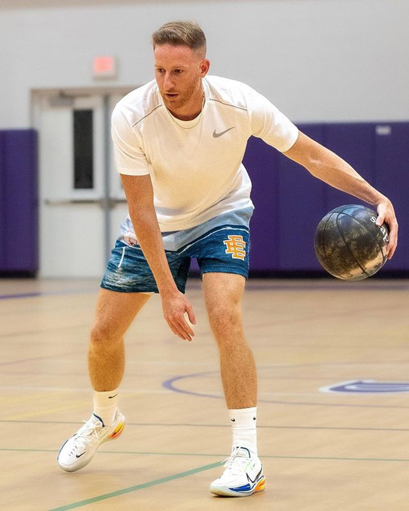 Eric Emanuel Basketball Boards in Sea Shorts Blue