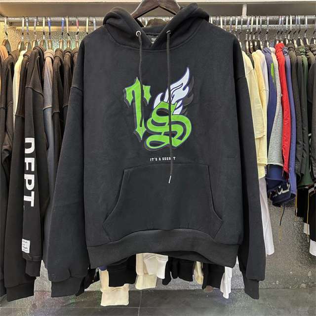 Trapstar Green Letters Hoodie 2 Colors