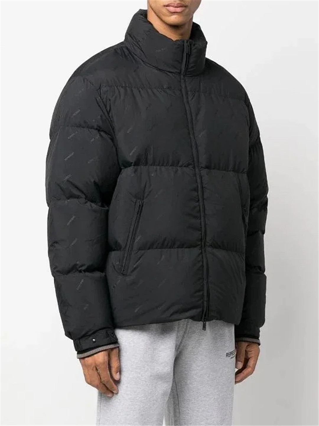 Represent Down Jacket Vest Black