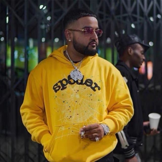Spider Sp5der Worldwide Yellow hoodie/pants/tracksuit