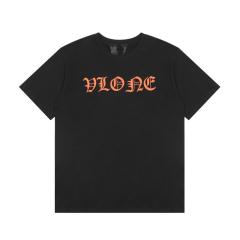 Vlone sanskrit fonts t-shirt black