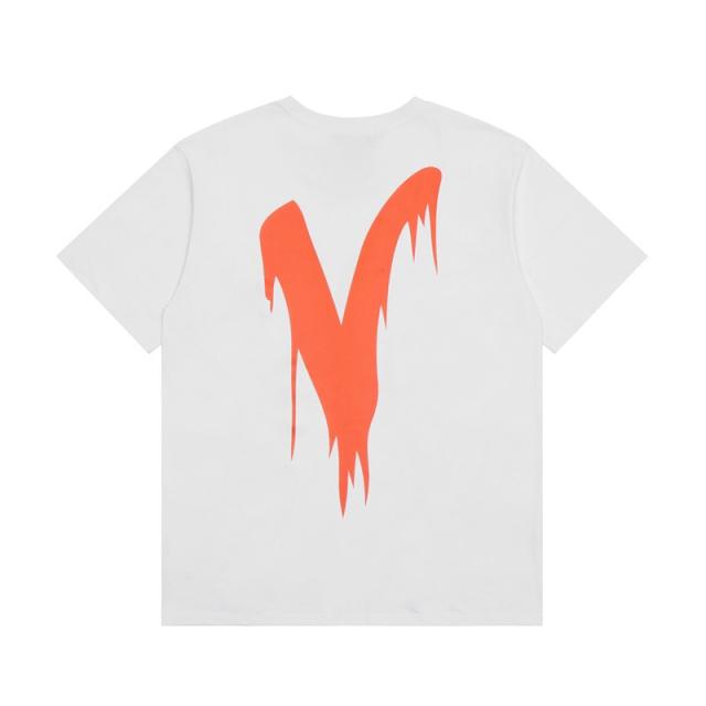 Vlone dissolve letters tee black white