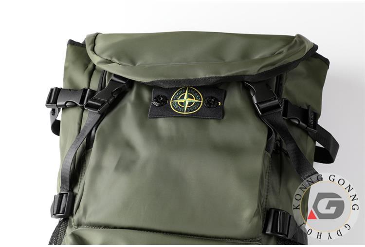 Stone Island Backpack Big (Black/Army Green)