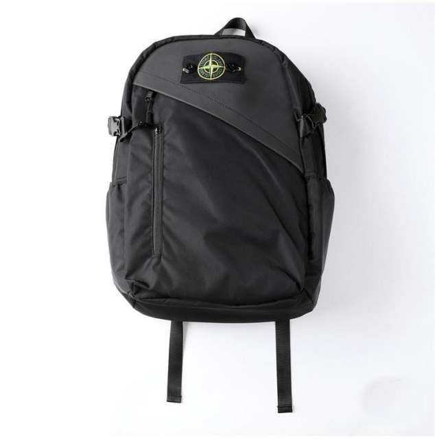 Stone Island Backpack Black/Army Green
