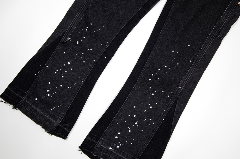 Gallery Dept splash ink jeans black