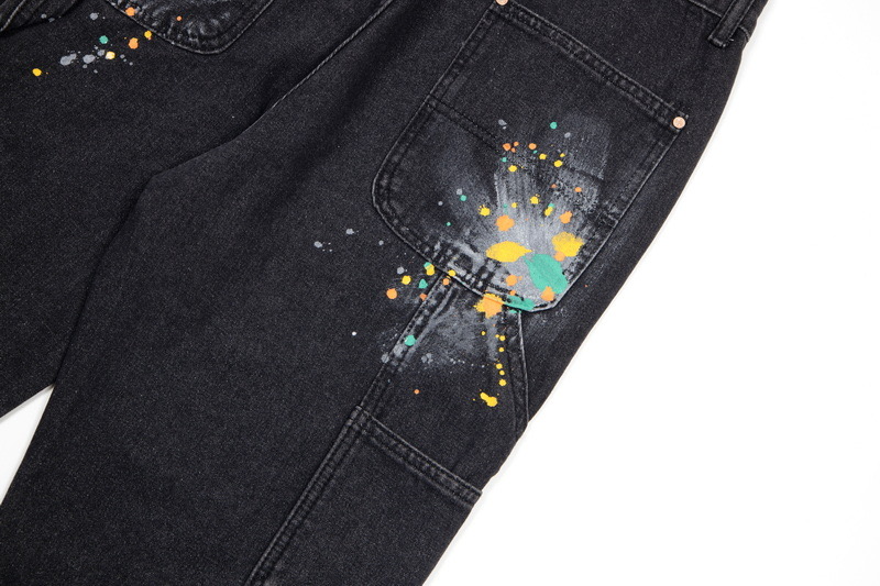 Gallery Dept splash ink jeans black
