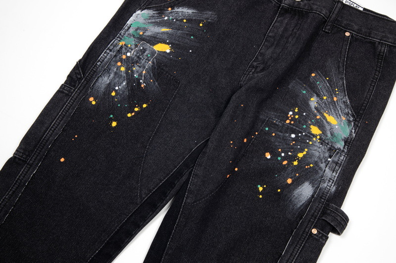 Gallery Dept splash ink jeans black