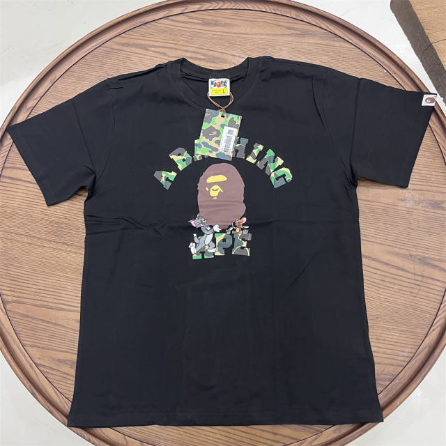 Bape x Tom & Jerry Collab T-Shirt Tee White Black