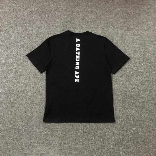 Bape A Bathing Ape Small Ape Logo T-Shirt Black White