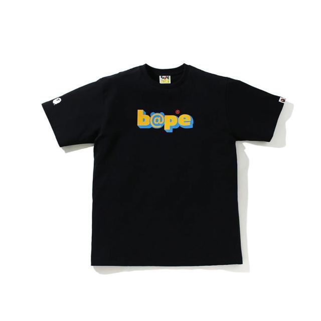 Bape x Bearbrick Colorful Fonts T-Shirts White Black