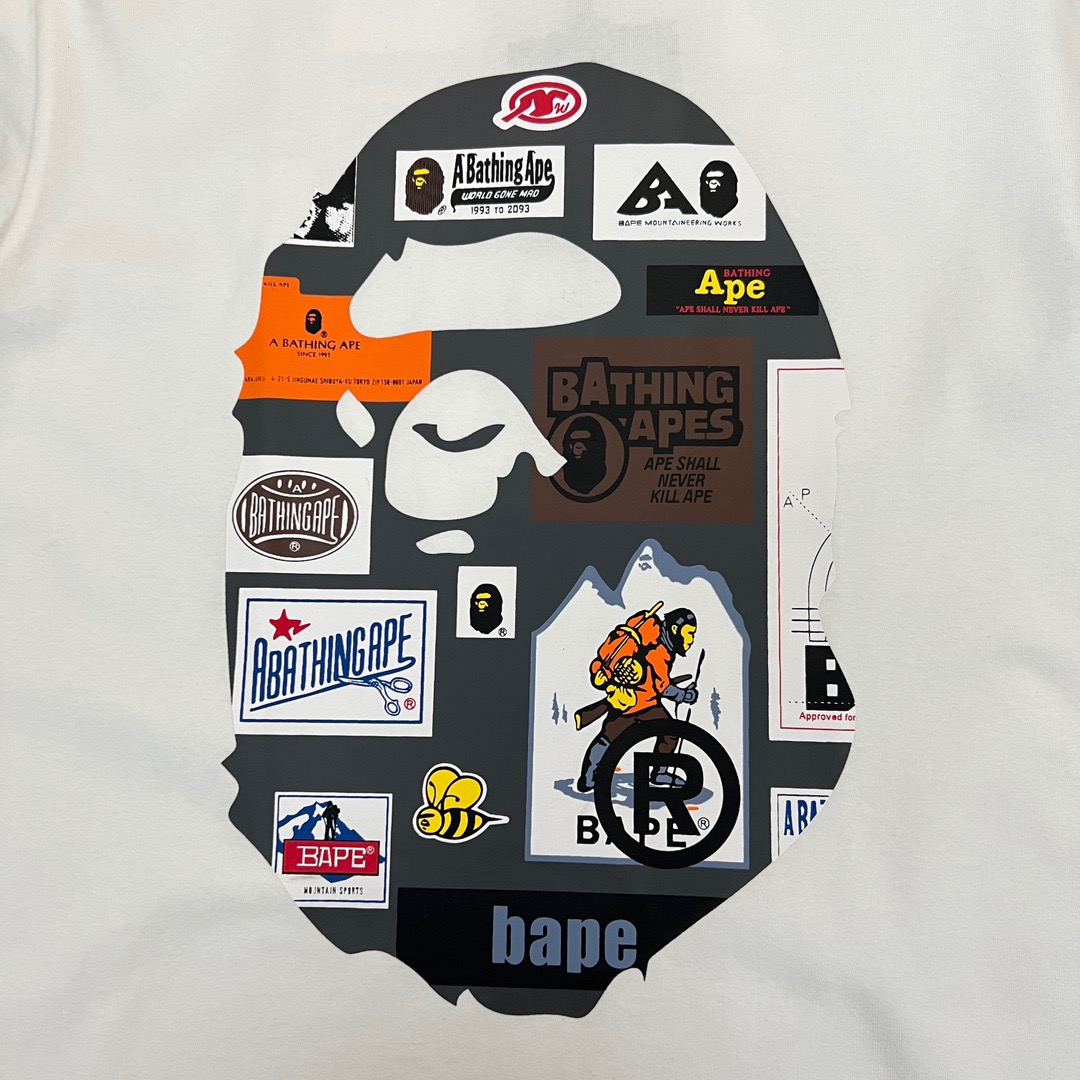 Bape Stickers Big Ape Logo T-Shirt