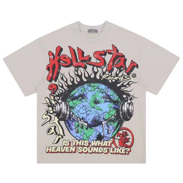 Hellstar studios globe tee black beige