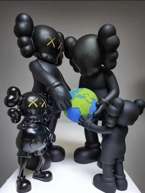 Kaws Passing the Earth Figures (Grey/Brown/Black)