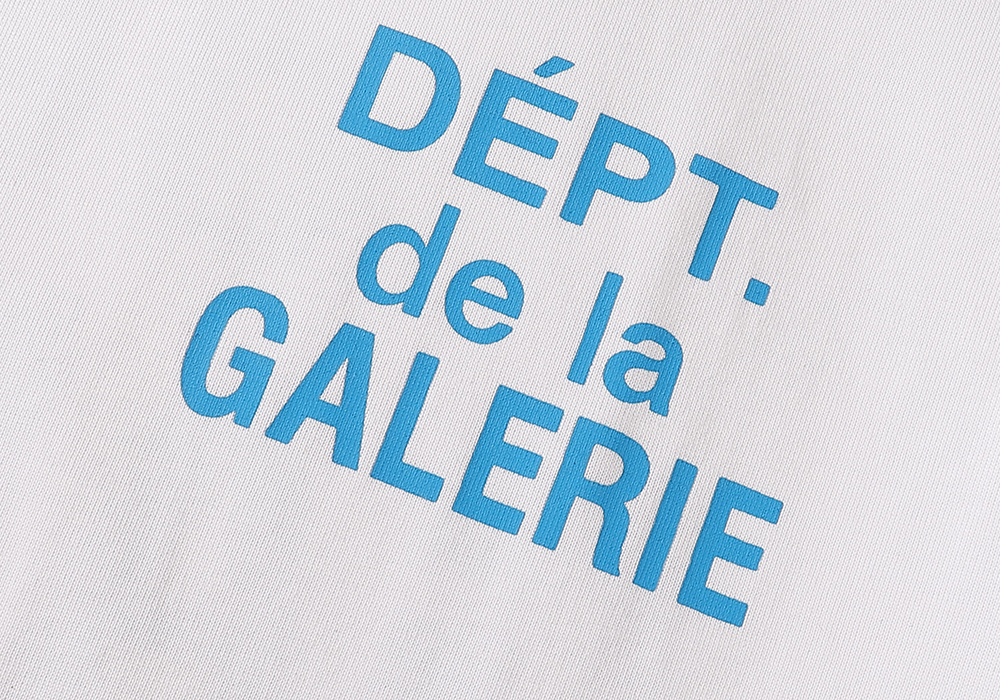 GALLERY DEPT de la GALERIE Blue Fonts Clean Fits T-Shirt