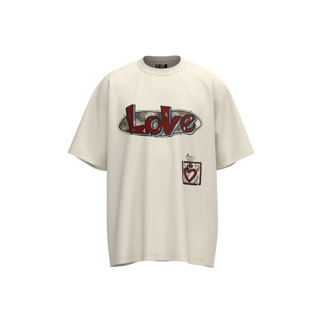 Saint Michael Cupid Love T-Shirt Beige