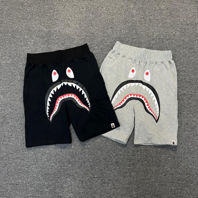 Bape Classic Shark Face Shorts Black/Gray