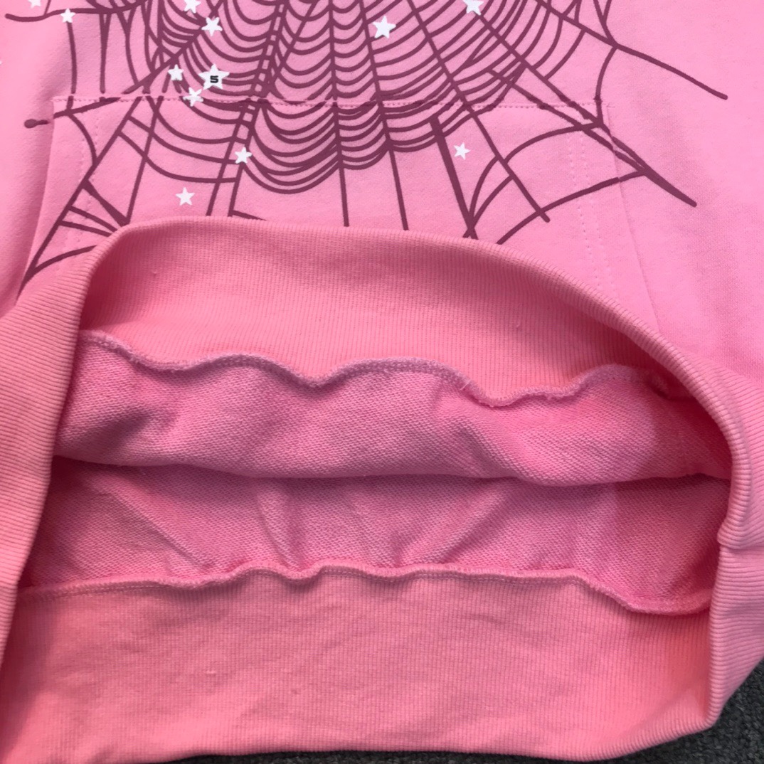 Sp5der Atlanta Stars Pink Hoodie Pants Tracksuit