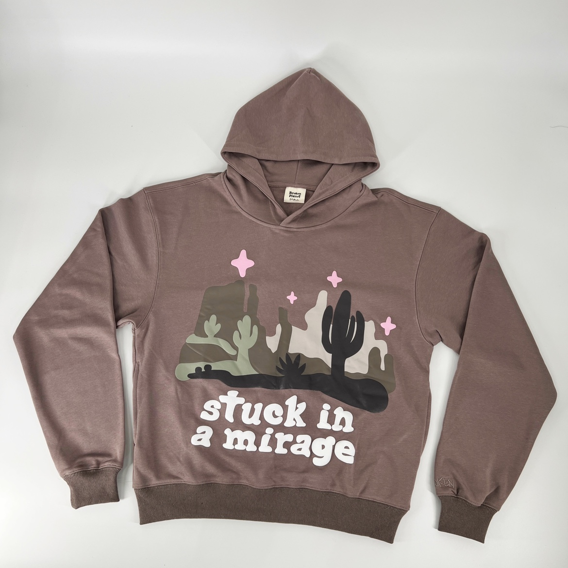 Broken Planet Stuck in a mirage puff hoodie