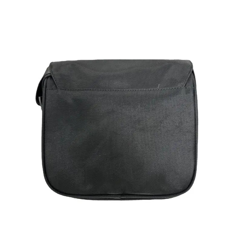 Trapstar Red Logo Messenger Bag Black