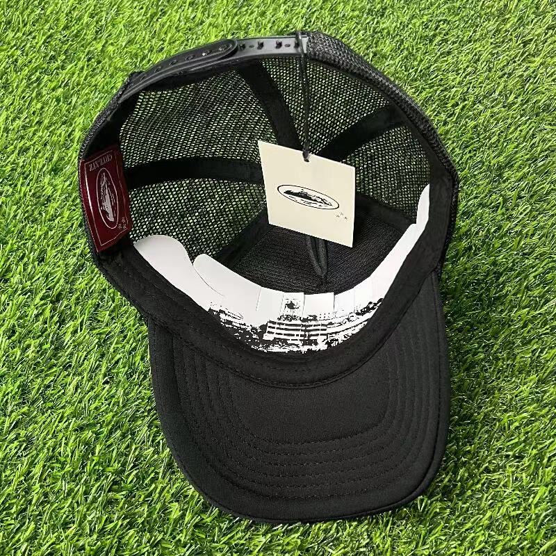 Corteiz Classic Logo Hat Cap Blue Red