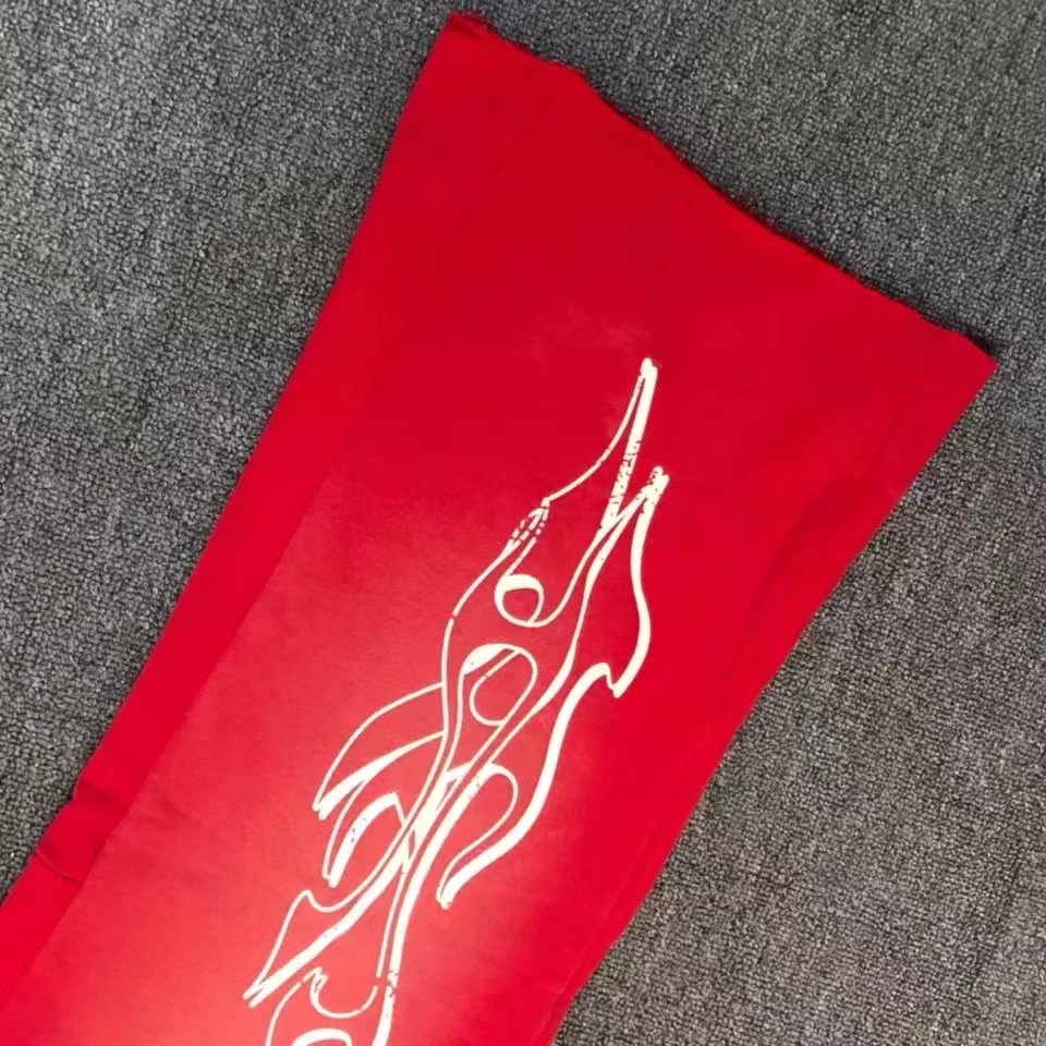 Hellstar studios red yoga flare pants