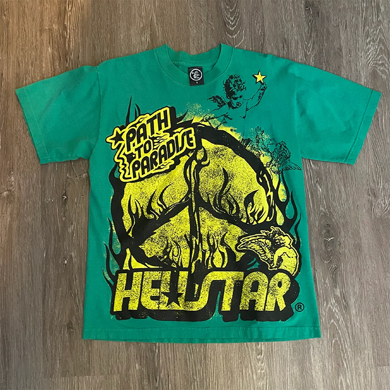 Hellstar Path to Paradise T-Shirt Green