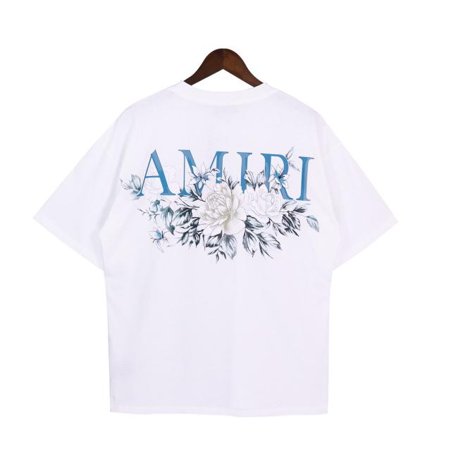 AMIRI Flower Tee T-Shirt Black White Reps Replica Ninjahype Dhgate repdog