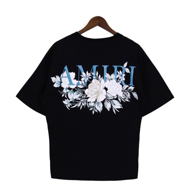 AMIRI Flower Tee T-Shirt Black White Reps Replica Ninjahype Dhgate repdog