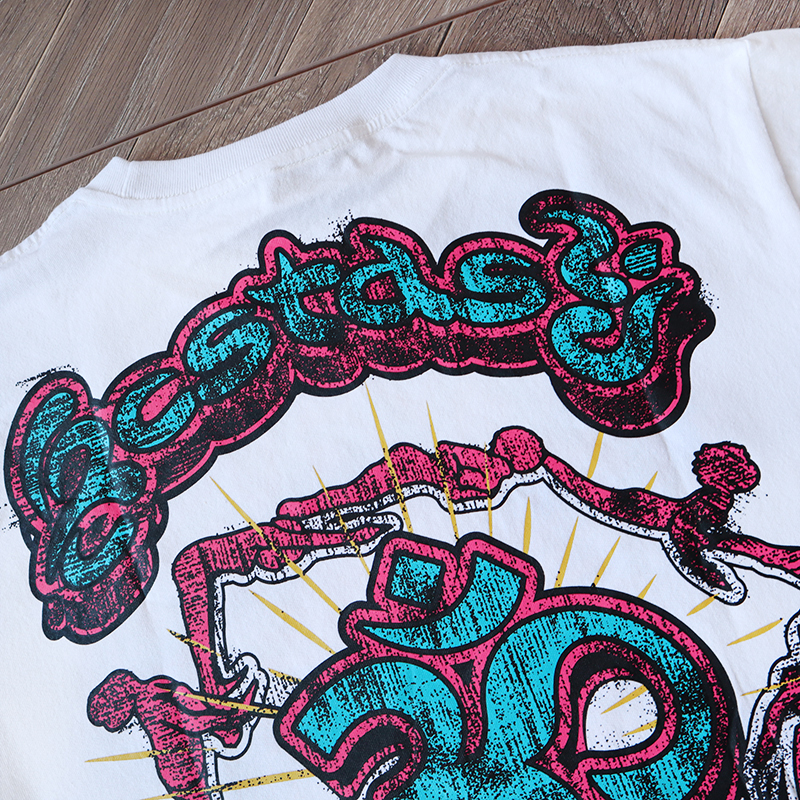 Hellstar Studios Nirvana Skeleton Tee T-Shirt White Black