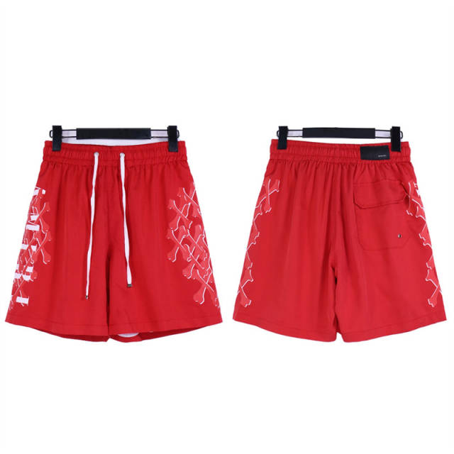 Amiri Bone Shorts Men Black White Red Reps Replica Ninjahype Dhgate ...