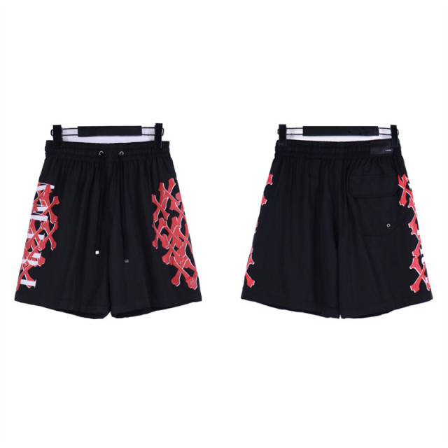 Amiri Bone Shorts Men Black White Red Reps Replica Ninjahype Dhgate ...