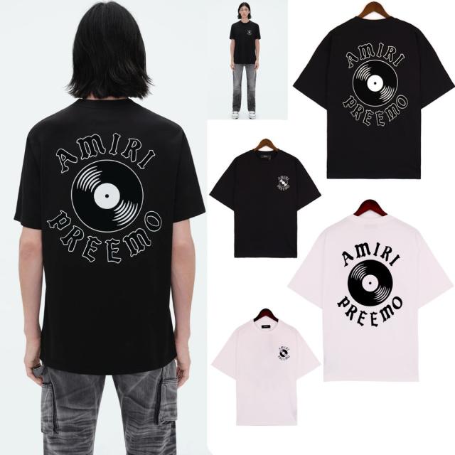 Amiri Colorful Bandana T-Shirt Black White