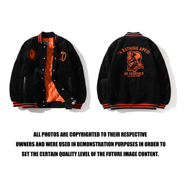 BAPE XO Jacket Orange Black