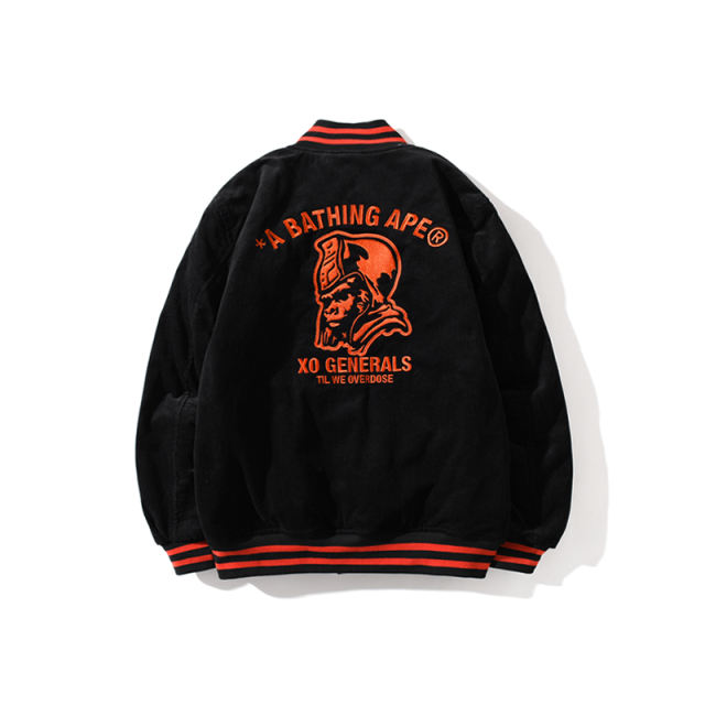 BAPE XO Jacket Orange Black