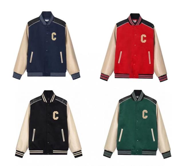 C Varsity Jacket Black Green