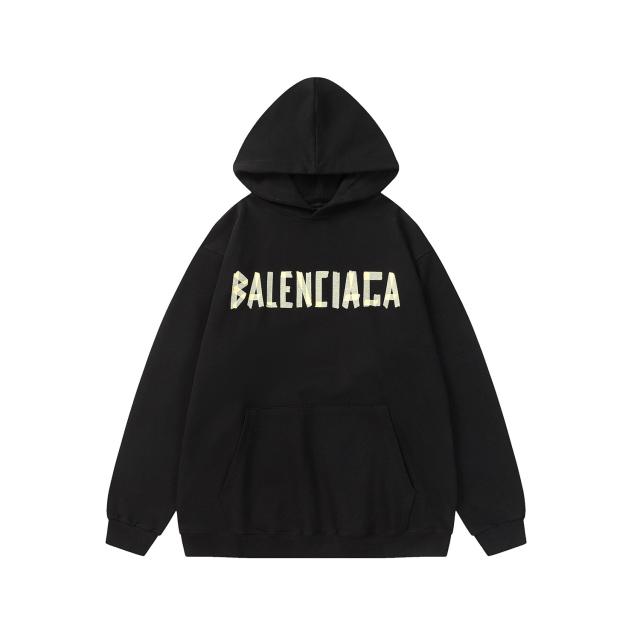 BLCG Reverse Yellow Fonts Hoodie Black