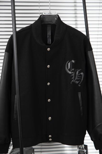 Chrome Hearts Classic Varsity Jacket with Varsity Embroidered Letters
