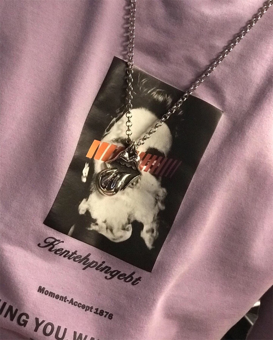 Chrome Hearts Cross Tongue Necklace