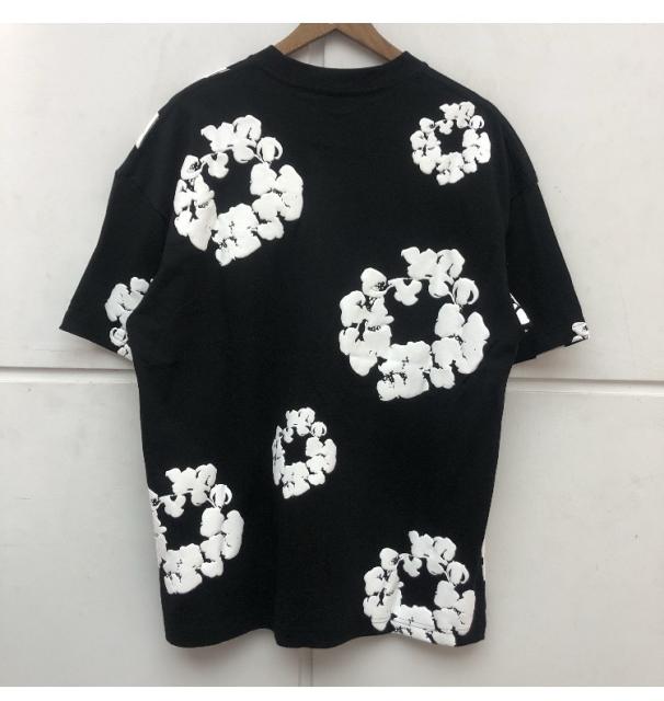 Denim Tears Logo T-Shirt Black Gray