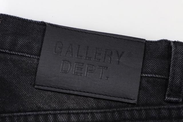 Gallery Dept splash ink bell-bottom jeans black