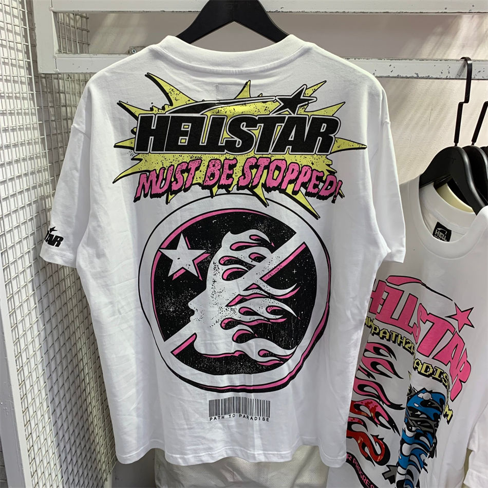 Hellstar studios globe tee black beige