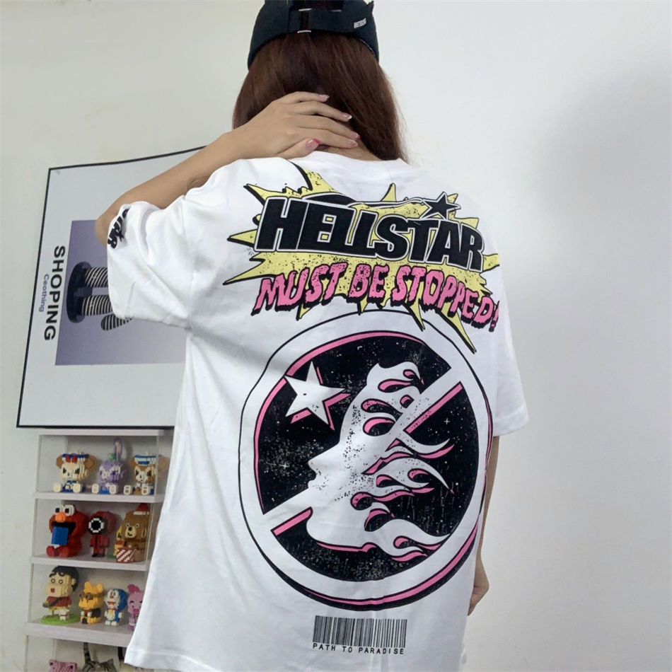 Hellstar studios globe tee black beige
