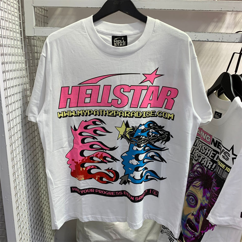 Hellstar studios globe tee black beige