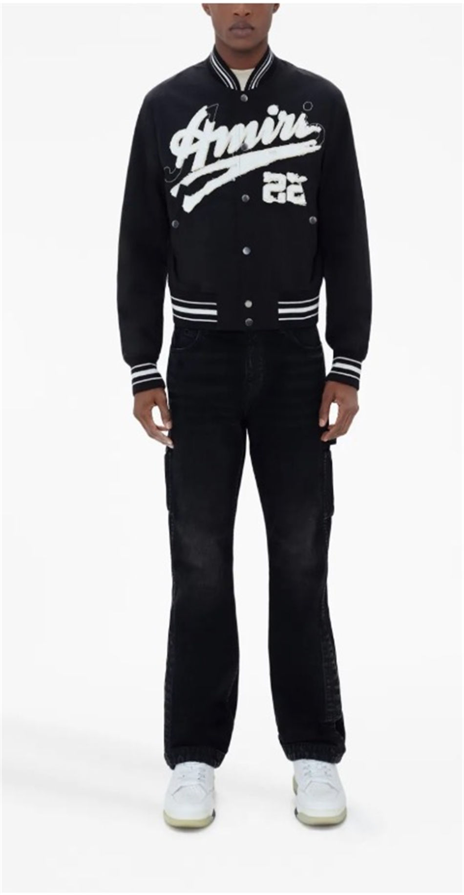 Amiri 23FW Jacket Pants Tracksuit Black Blue