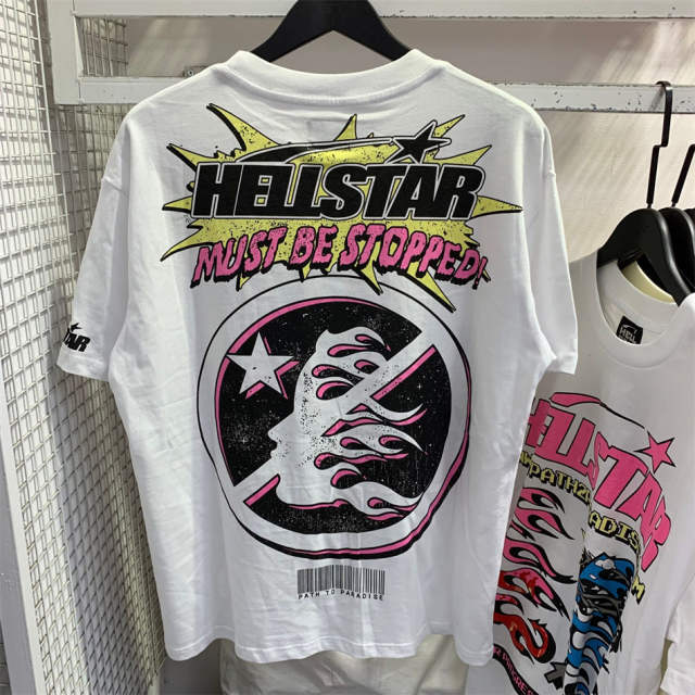 Hellstar studios globe tee black beige