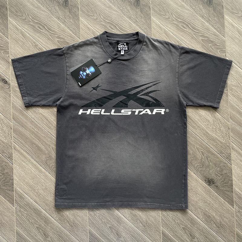 Hellstar studios globe tee black beige