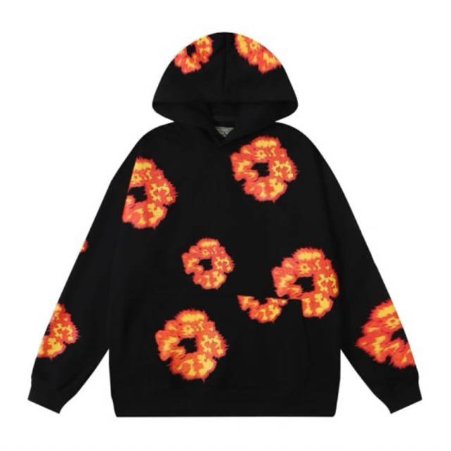 Denim Tears Orange Logo Hoodie