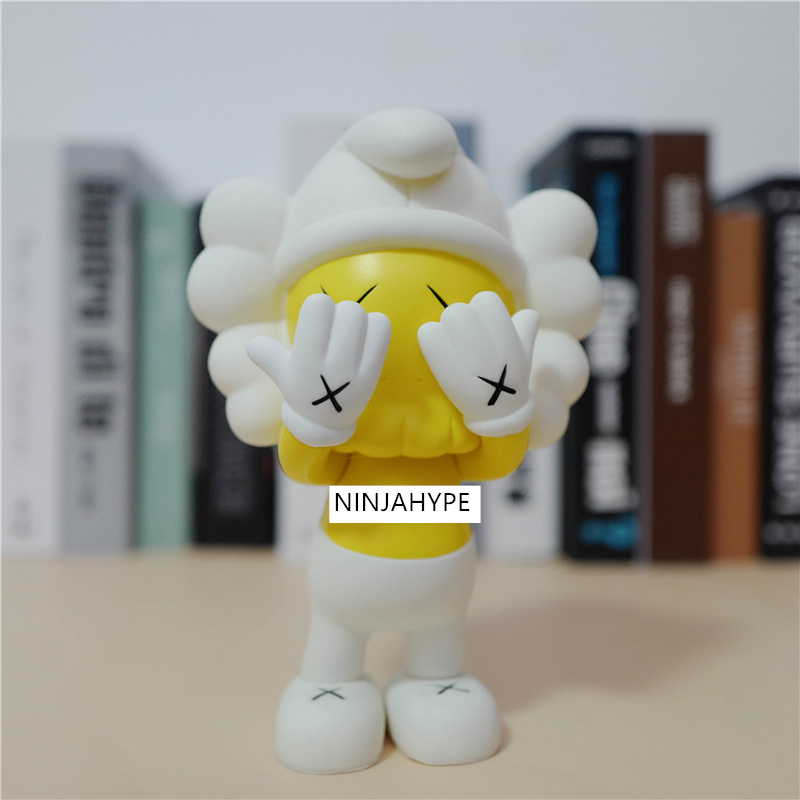 Kaws x The Smurfs Blue Yellow Pink