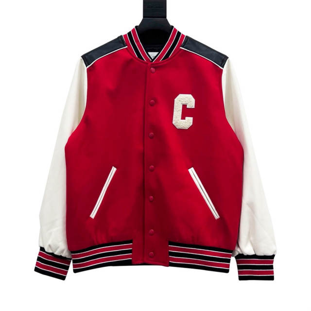 Big C Logo Jacket Red Green Blue