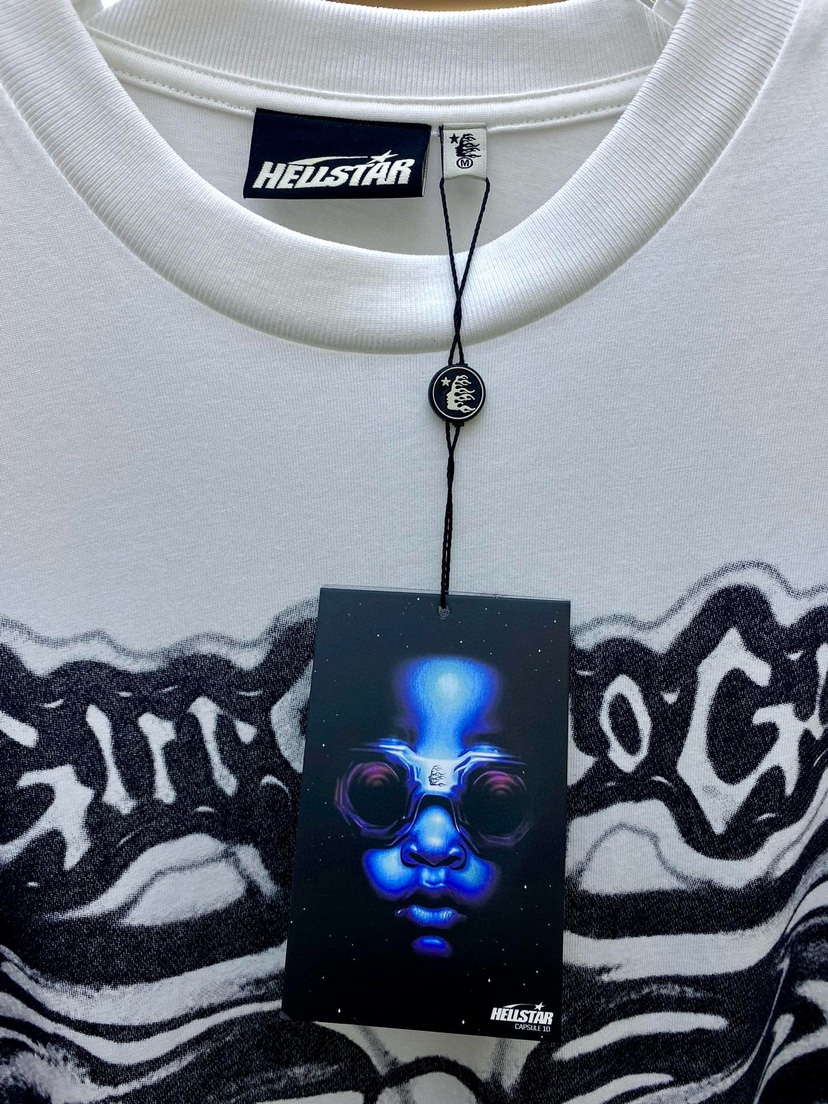 Hellstar Human Skeleton Long Sleeve White